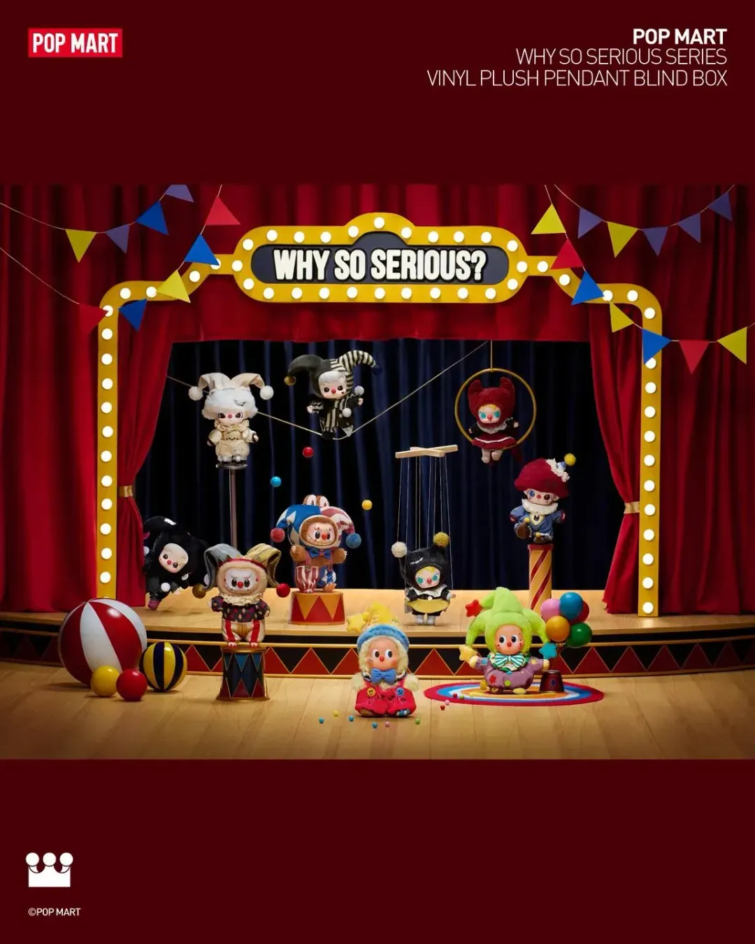 Why So Serious Series Vinyl Plush Pendant – Panda-shops.Iris